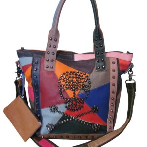 Amerileather QMetal Crossbones (Rainbow)