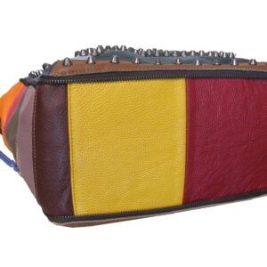 Amerileather QMetal Crossbones (Rainbow)