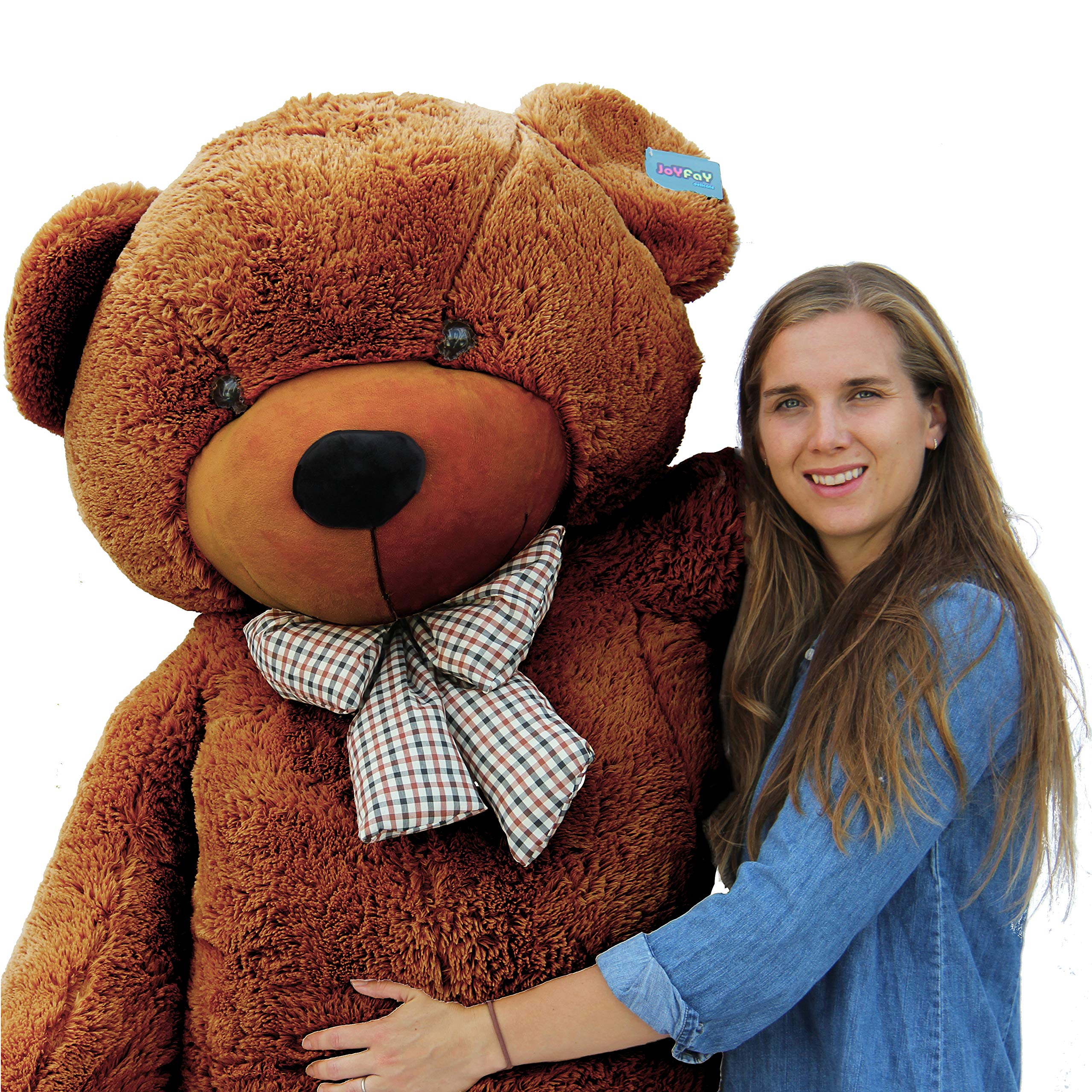 Joyfay 78" Giant Teddy Bear Huge 6.5 feet Stuffed Teddy Bear Soft Toy Valentine's Big Gift (Dark Brown)