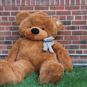 Joyfay 78" Giant Teddy Bear Huge 6.5 feet Stuffed Teddy Bear Soft Toy Valentine's Big Gift (Dark Brown)