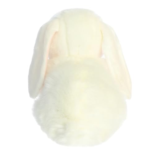 Aurora® Realistic Miyoni® Lop Eared Bunny Stuffed Animal - Lifelike Detail - Cherished Companionship - White 9 Inches