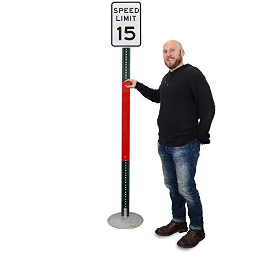 SmartSign - K-2192-R-DG-03x30 Reflective Sign Post Panel | 3" x 30" 3M Diamond Grade Reflective Aluminum Red