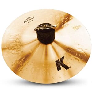 Avedis Zildjian Company Zildjian K0930 8inch K Custom Dark Splash Drumset Paper Thin Cymbal Soft Vol With ZKEY