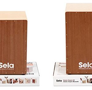 Sela SE 018 Snare Cajon Kit Medium with Instructions and Audio CD, (SE018)