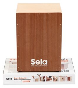 sela se 018 snare cajon kit medium with instructions and audio cd, (se018)