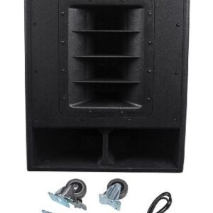 Rockville RBG15FA 15" 2400w Active Powered Pro Subwoofer Folded Horn PA/DJ Sub, Black