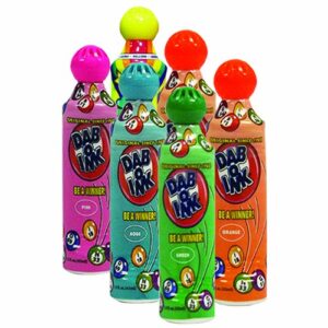 dab-o-ink six pack 1.5oz mini tip assorted bingo dauber