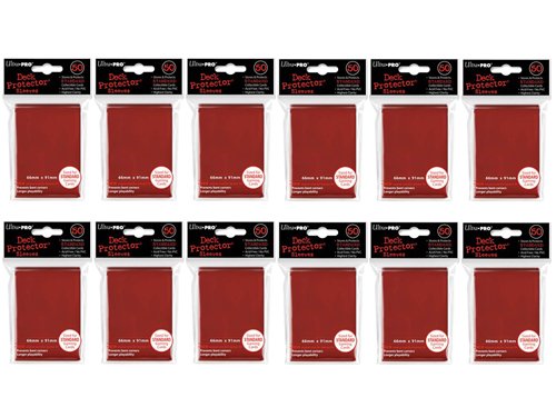 600 Ultra PRO Red Deck Protectors Sleeves Standard MTG Colors