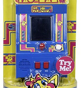 Basic Fun Arcade Classics - Ms Pac-Man Retro Mini Arcade Game,Multicolor