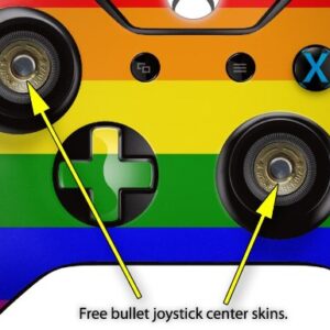 WraptorSkinz Decal Style Vinyl Skin Wrap compatible with XBOX One Original Wireless Controller Rainbow Stripes - (CONTROLLER NOT INCLUDED)