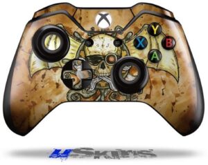 wraptorskinz decal style vinyl skin wrap compatible with xbox one original wireless controller airship pirate