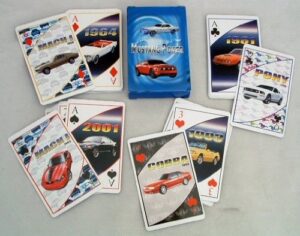 ford mustang playing cards