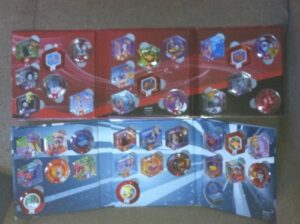 disney infinity - series 1 & series 2 power discs compete set plus all rares & exclusives - 48 discs!