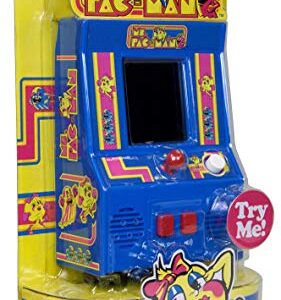 Basic Fun Arcade Classics - Ms Pac-Man Retro Mini Arcade Game,Multicolor