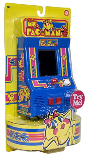 Basic Fun Arcade Classics - Ms Pac-Man Retro Mini Arcade Game,Multicolor