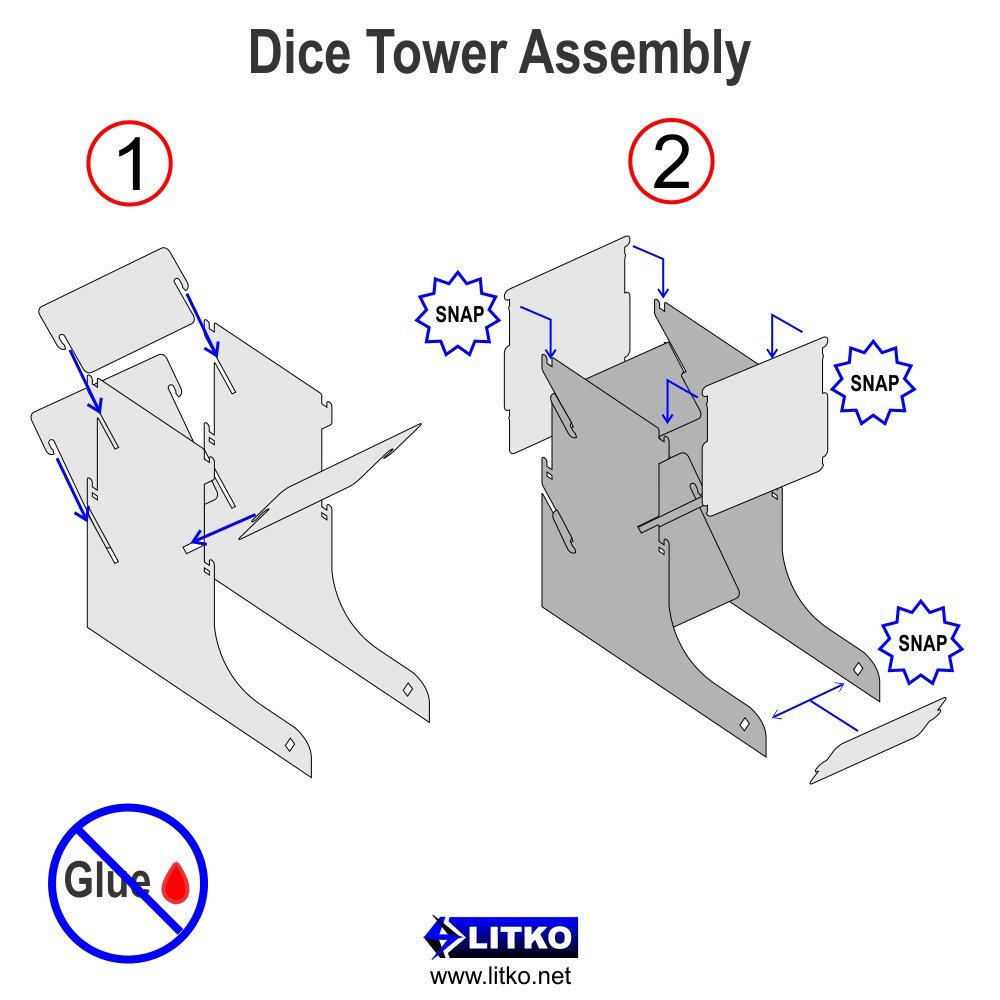 LITKO WWII Dice Tower Kit