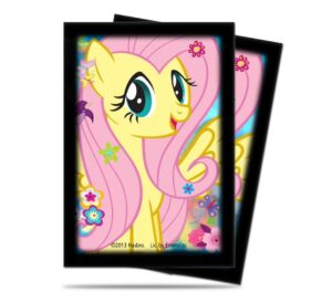 ultra pro my little pony small size deck protector sleeves featuring fluttershy