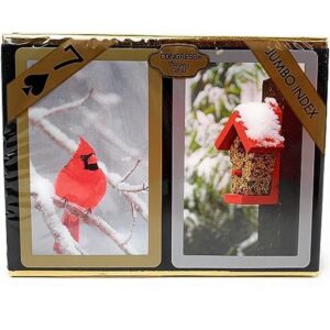 Congress Red Cardinal Playing Cards - Jumbo Index (Pack of 2)