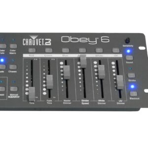 CHAUVET DJ Obey 6 Universal DMX-512 Compact Stage Light Controller