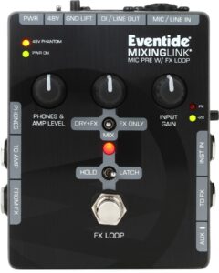 eventide mixinglink mic pre with fx loop