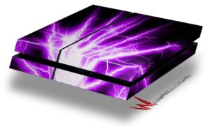 lightning purple - decal style skin fits original ps4 gaming console