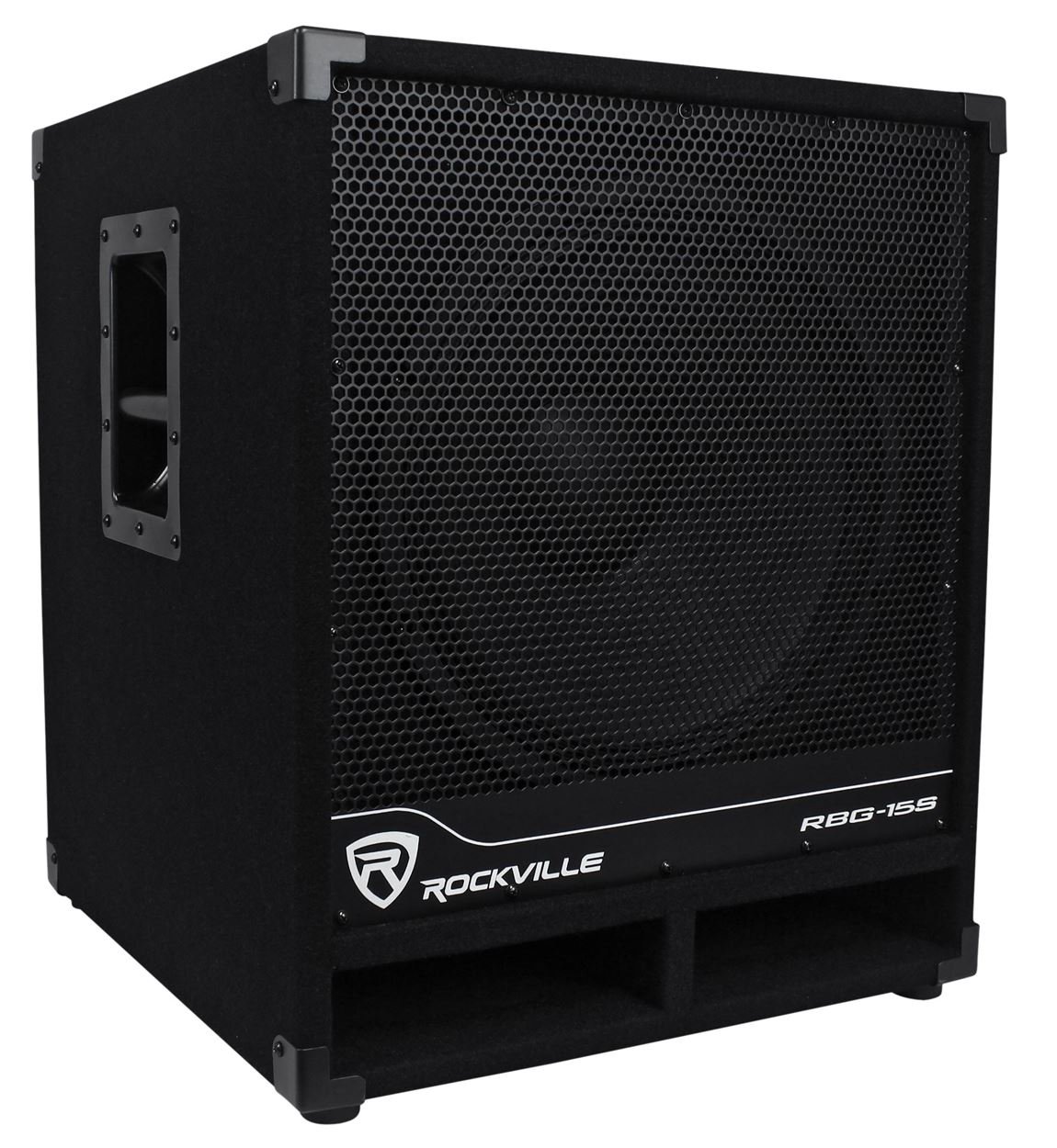 Rockville RBG15S 1600w Active Powered PA Subwoofer w/DSP + Limiter Pro/DJ, 15 inch, Black