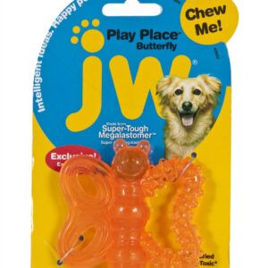 JW Pet Playplace Butterfly Teether, Multicolor