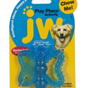 JW Pet Playplace Butterfly Teether, Multicolor