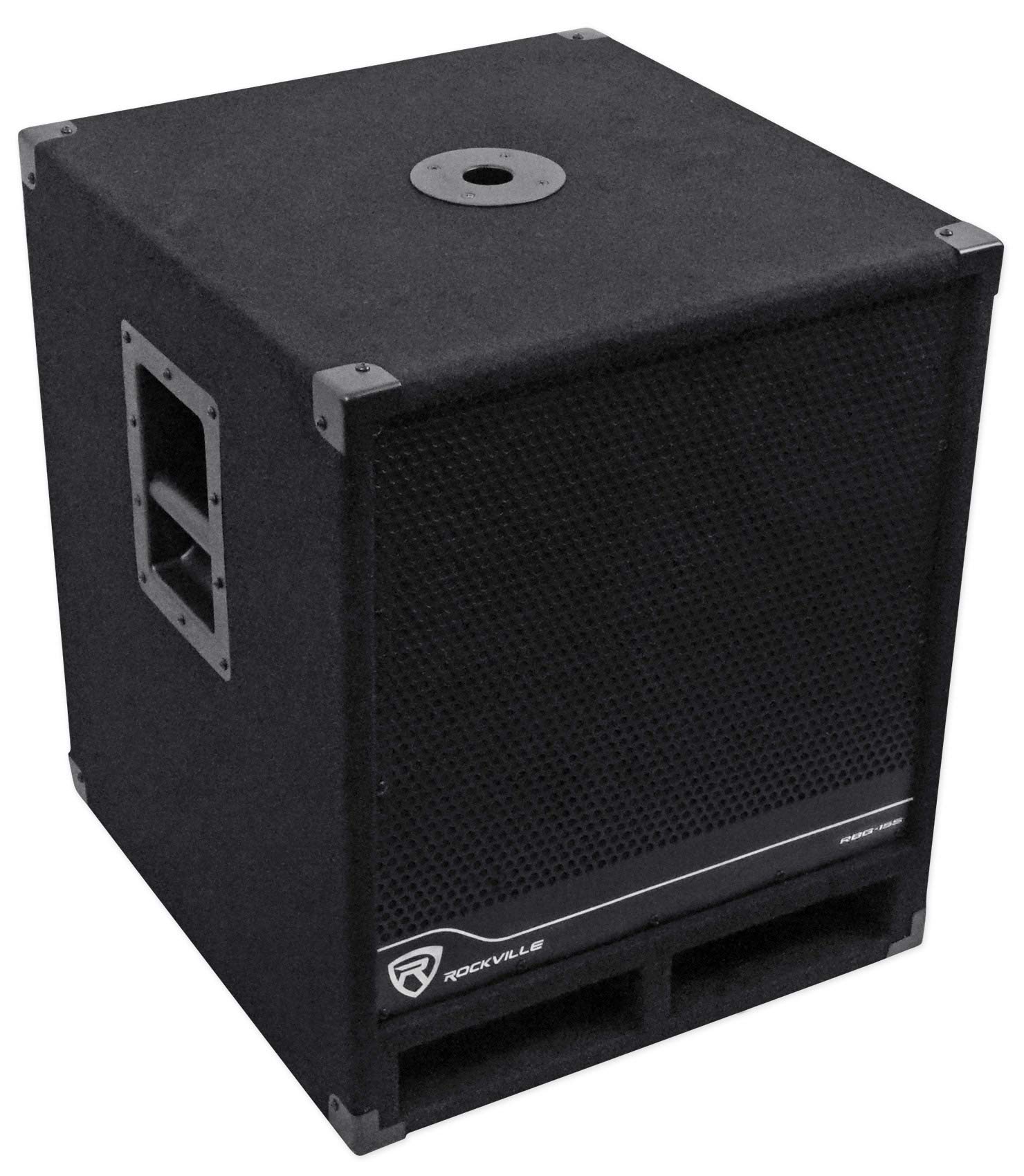 Rockville RBG15S 1600w Active Powered PA Subwoofer w/DSP + Limiter Pro/DJ, 15 inch, Black