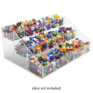 Polyhedral Dice Organizer with 18 Different Compartments by Wiz Dice