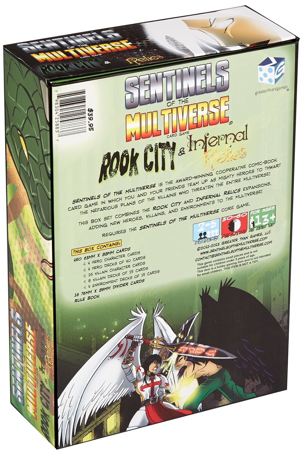 Greater Than Games Sentinels of The Multiverse: Rook City and Infernal Relics