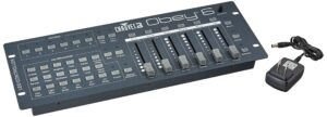 chauvet dj obey 6 universal dmx-512 compact stage light controller