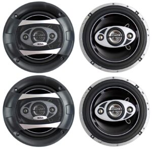 4 new boss audio p65.4c 6.5" 4-way 400w car audio coaxial speakers stereo p654c