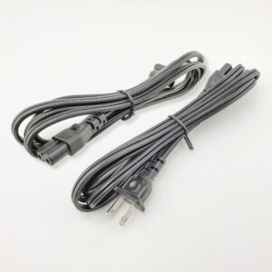 lot of 2 ac power cord for comcast cable box directv dish dvr 6'