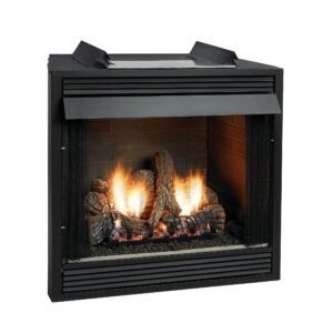 empire comfort systems deluxe 36" vent-free firebox with louver refractory liner