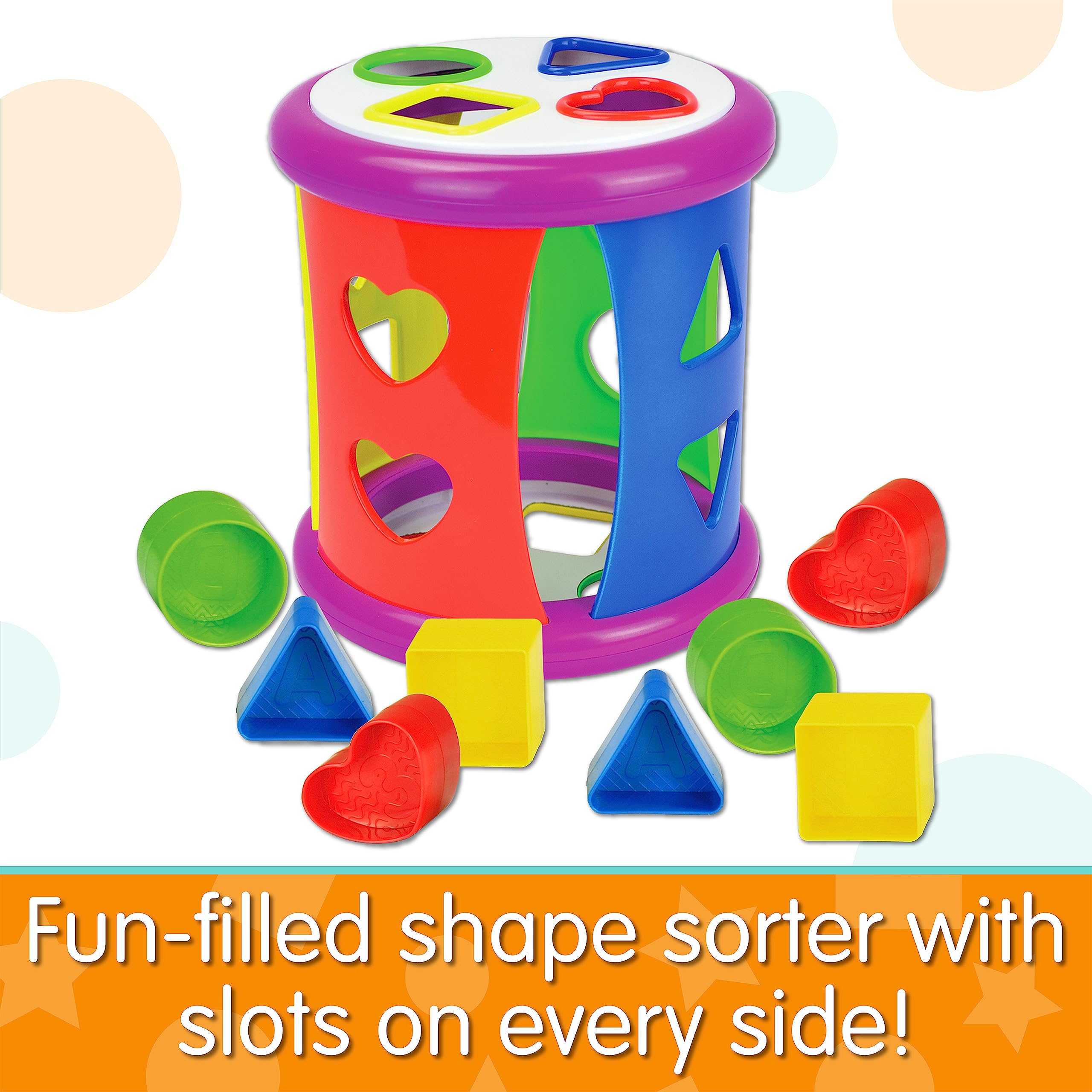 The Learning Journey Early Learning - My First Shape Sorter - A Fun Way to Learn Shapes - Toddler Toys & Gifts for Boys & Girls Ages 12 Months and Up, Multi, Medium