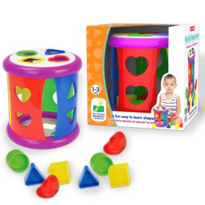 the learning journey early learning - my first shape sorter - a fun way to learn shapes - toddler toys & gifts for boys & girls ages 12 months and up, multi, medium