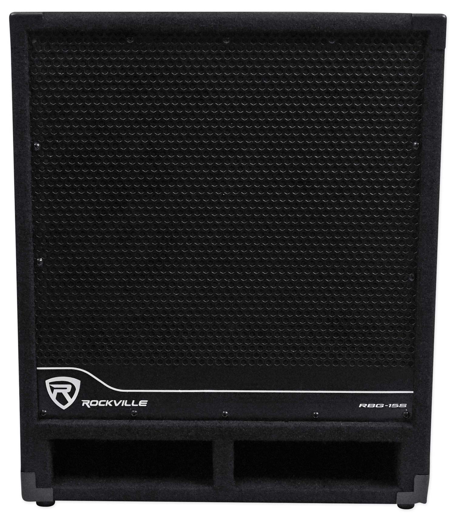 Rockville RBG15S 1600w Active Powered PA Subwoofer w/DSP + Limiter Pro/DJ, 15 inch, Black