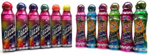 bingo dauber - mixed dozen includes 6 dazzle glitter ink & 6 ultra bright sunsational ink dabber