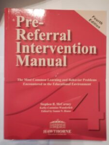 pre-referral intervention manual-fourth edition