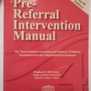 Pre-Referral Intervention Manual-Fourth Edition