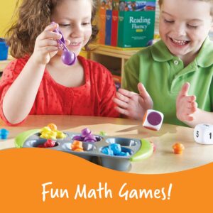 Learning Resources Mini Muffin Match Math Activity Set - 76 Pieces, Ages 3+ Counting Games for Kids, Preschool Learning Toys, Homeschool Learning Toys, Math for Preschoolers