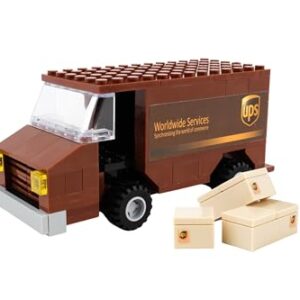 Daron UPS Package Car Construction Toy BL99977, Brown