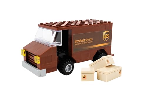 Daron UPS Package Car Construction Toy BL99977, Brown