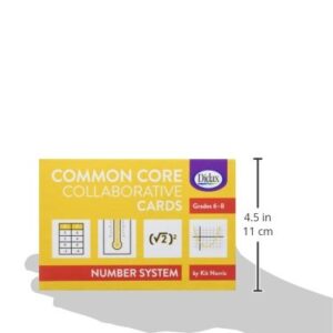 Didax Educational Resources Common Core Collaborative Cards-Number System