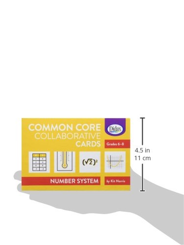 Didax Educational Resources Common Core Collaborative Cards-Number System