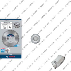 Bosch 2608603641 Diamond Cutting Disc for Asphalt, 0 V, Silver/Grey, 350 x 20 x 25.40 x 3.2 x 12 mm