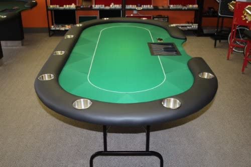 Brybelly Sublimation Poker Table Felt for Casino Quality Tables (Red)