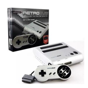 retro duo console black silver