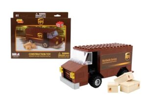 daron ups package car construction toy bl99977, brown